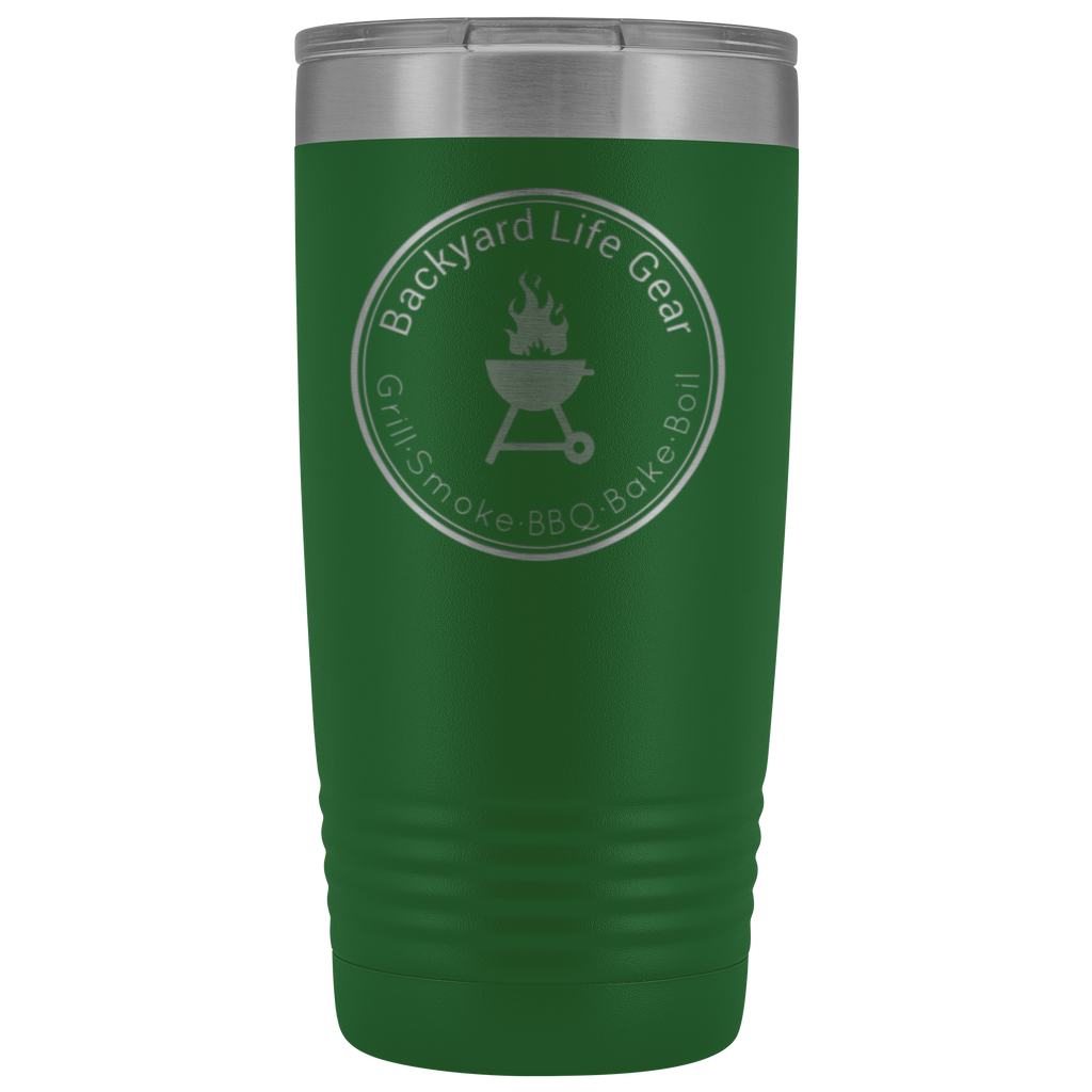 Backyard Life Gear Logo 20 Ounce Vacuum Tumbler